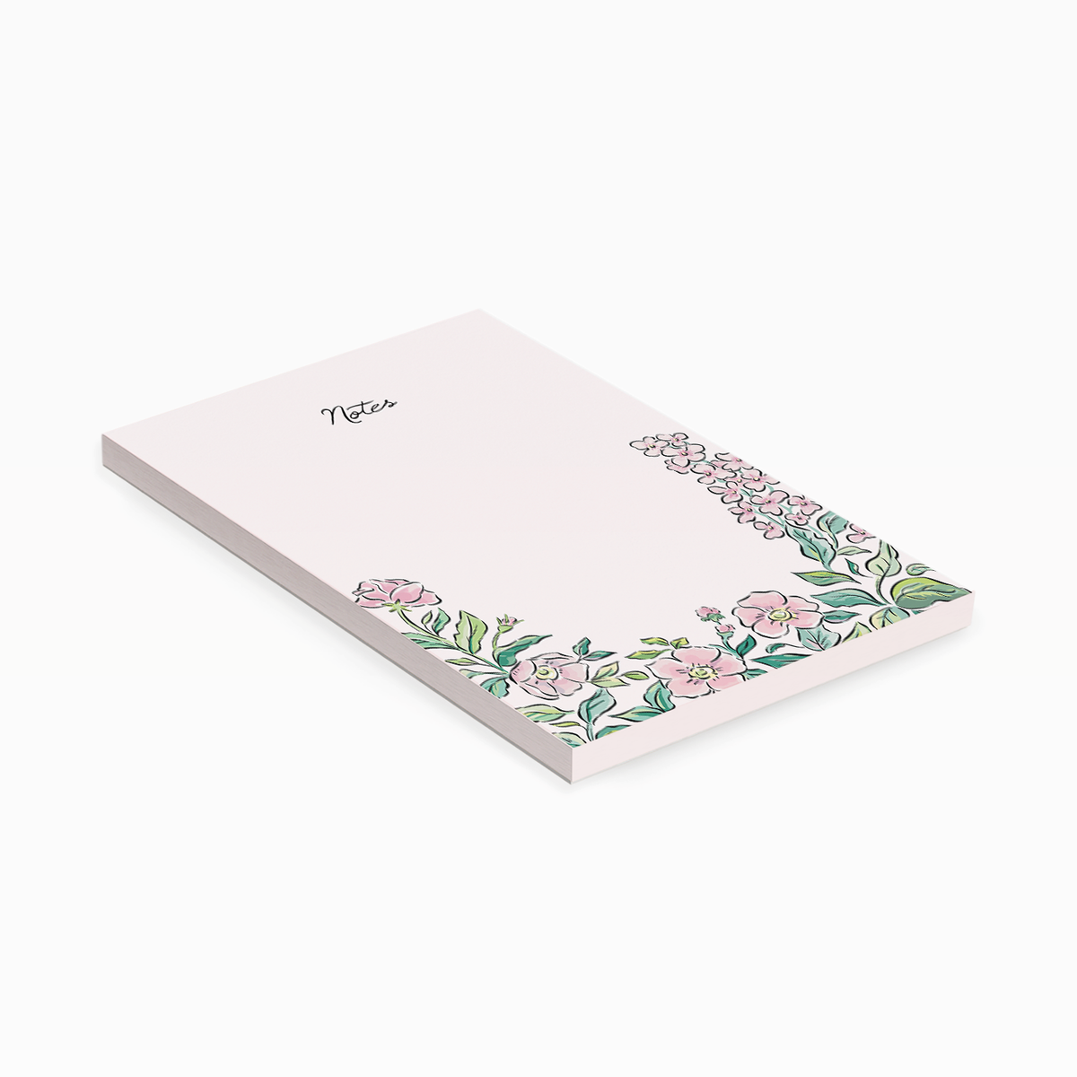 Wild Rose - Blank Notepad – White Deer Stationery