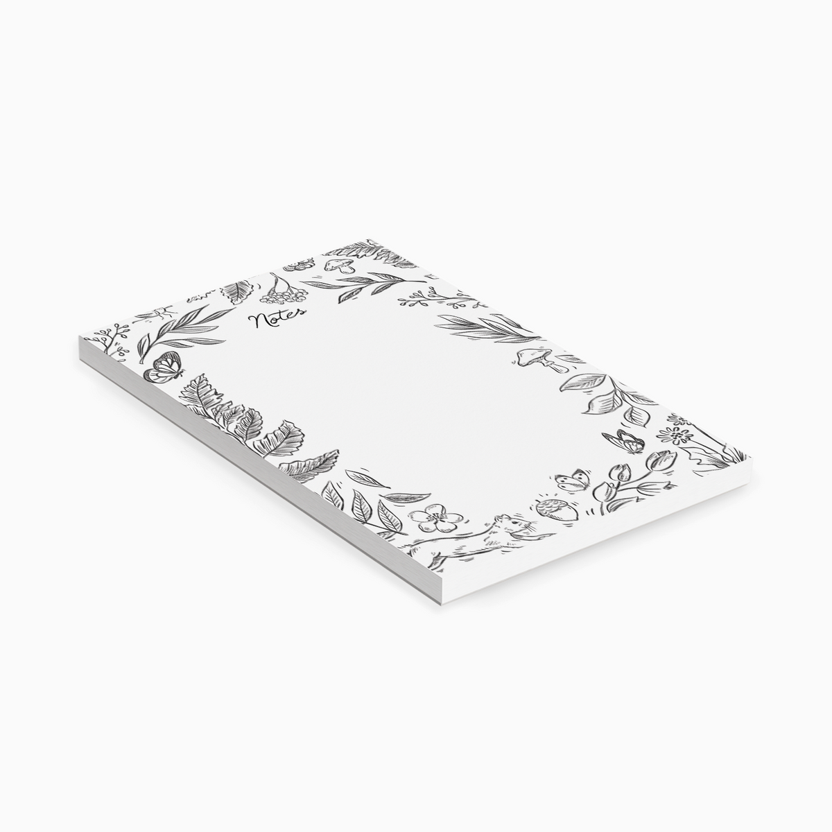 Woodland - Blank Notepad – White Deer Stationery