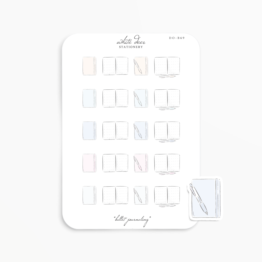 Planner Stickers | Bullet Journaling Doodles – White Deer Stationery