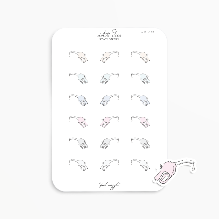 Fuel Nozzle Doodles – White Deer Stationery