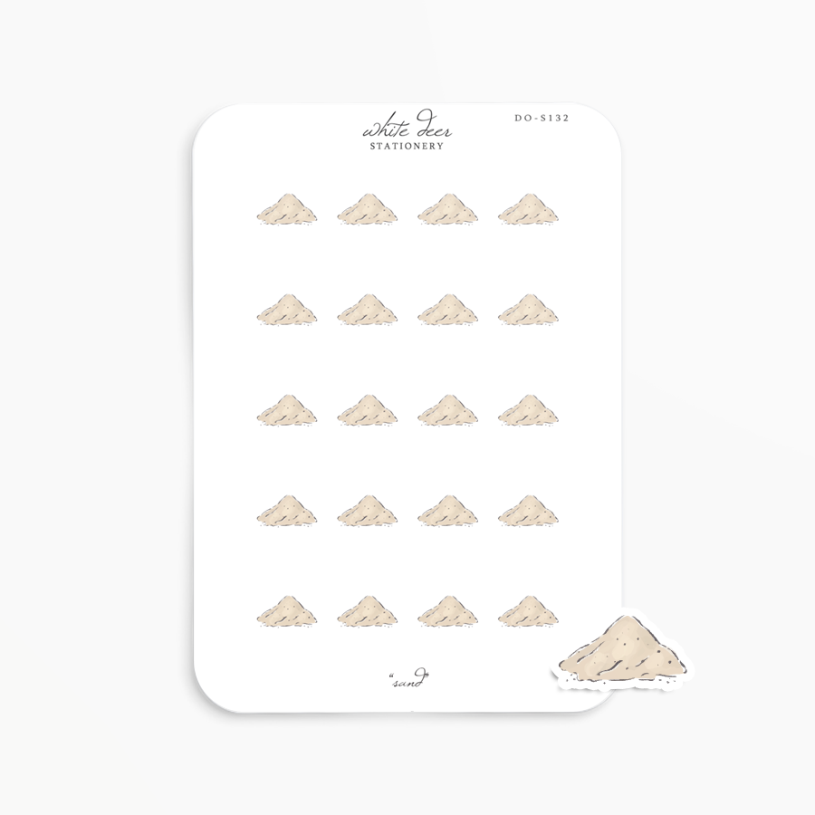 Sand Doodles – White Deer Stationery