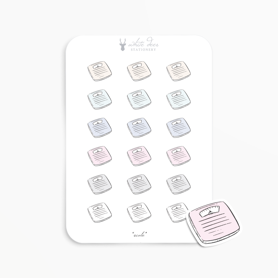 Planner Stickers | Scale Doodles – White Deer Stationery
